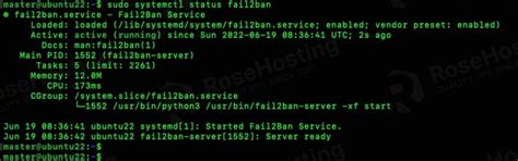 How To Install Fail2ban On Ubuntu 2204 Rosehosting