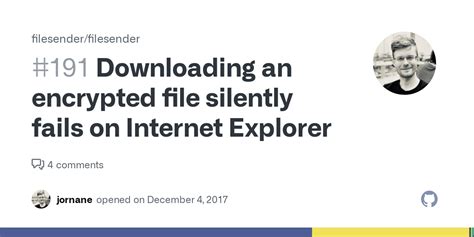 Downloading An Encrypted File Silently Fails On Internet Explorer