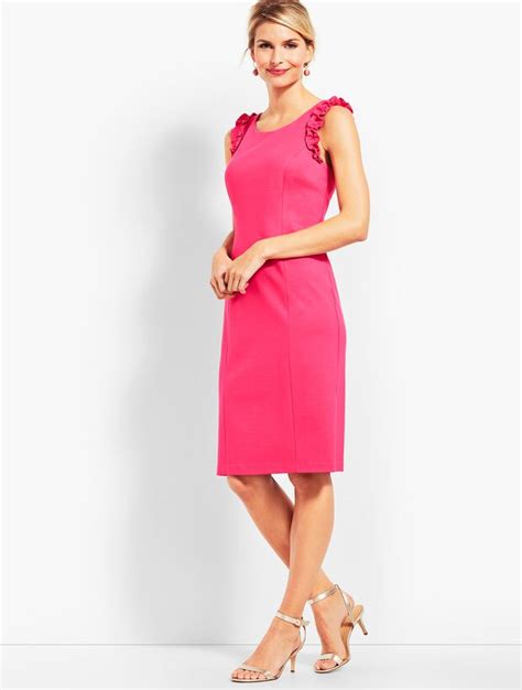 Ponte Sheath Dress Talbots
