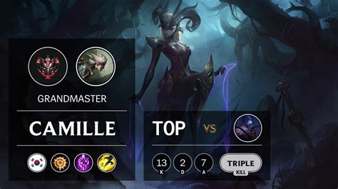 Camille Top Vs Jax Kr Grandmaster Patch 917 Youtube