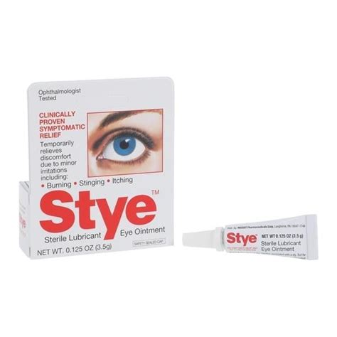 Stye Sterile Lubricant Eye Ointment 0125oz 1ct