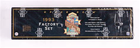 1993 Upper Deck Baseball Complete Set Of 840 Cards With Derek Jeter
