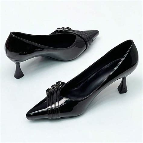 2025 New Pointy Toe Slim High Heel Pumps For Women Low Vamp Sexy