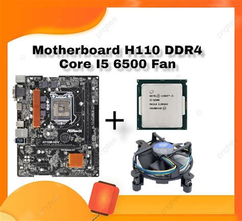 Motherboard H110 Ddr4 Prosesor Core I5 6500 Gen 6 Fan Lazada Indonesia