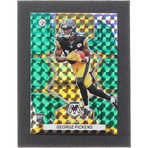 George Pickens 2022 Panini Mosaic Mosaic Green 282 DEB RC Pristine