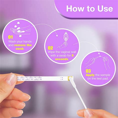 Easyhome Vaginal Ph Test 30 Strips Bv Test Kit At Home For Women