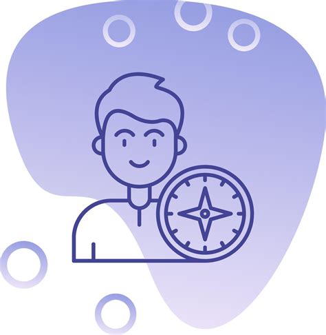 Compass Gradient Bubble Icon 37791578 Vector Art At Vecteezy