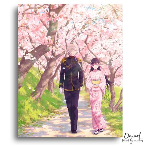 My Happy Marriage Miyo And Kiyoka Anime Paint By Numbers Kit Oenart™