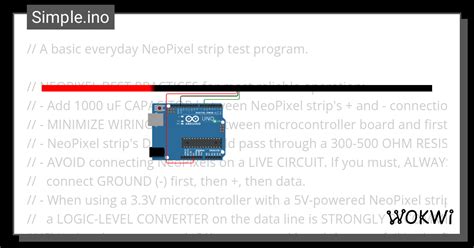 Simple Ino Wokwi Arduino And ESP32 Simulator