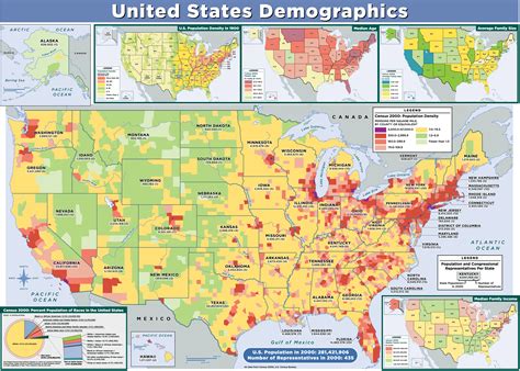 Etats Unis Carte Etats