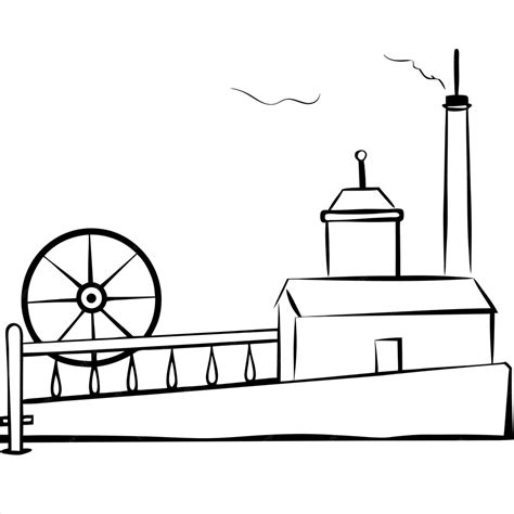 Un Dibujo De Un Edificio Con Una Hélice Y Una Hélica Vector Premium Generado Con Ia