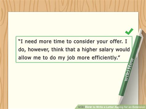 5 Ways To Write A Letter Asking For An Extension Wikihow