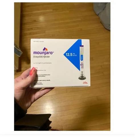 4 Prefilled Pen Mounjaro 12 5mg 0 5ml Sealed Box At Rs 7500 Box