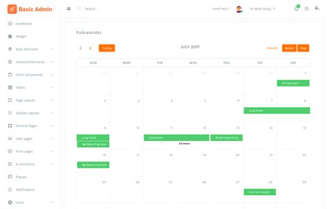 Basic Admin Bootstrap Simple Admin Template Bootstrapdash