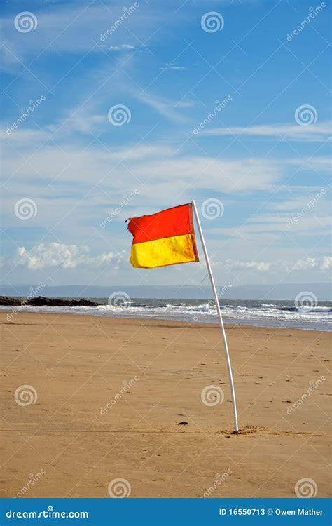 Lifeguard Flag Stock Image Image Of Holiday Summer 16550713