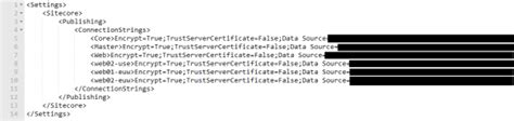 publishing service as azure app service and connection strings