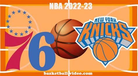 Philadelphia 76ers Vs New York Knicks Dec 25 2022 Full Game Replay Nba