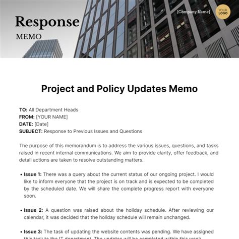 Response Memo Template Edit Online Download Example Template Net