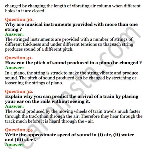 Selina Concise Physics Class 7 Icse Solutions Chapter 6 Sound