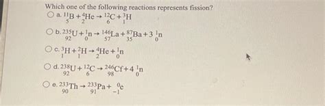 Solved Which one of the following reactions represents | Chegg.com