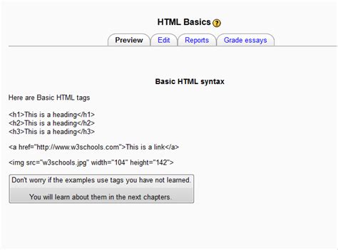 Adding A Content Page In The Moodle Lesson Module Inmotion Hosting
