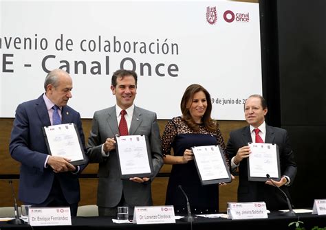 Firma De Convenio De Colaboración Ine Canal Once Central Electoral