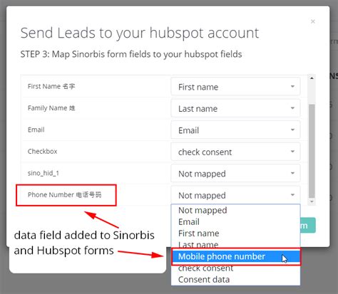 Integrating Contact Forms With Hubspot Sinorbis