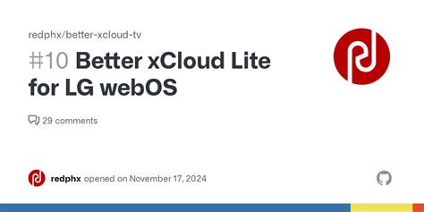 Better Xcloud Lite For Lg Webos Issue Redphx Better Xcloud Tv