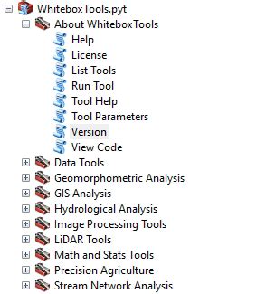 Toolbox Now Only Supports ArcGIS Pro Issue Opengeos WhiteboxTools ArcGIS GitHub