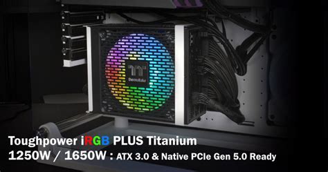 Toughpower iRGB PLUS Titanium พาวเวอรซพพลายวตตสง W