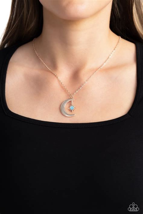 Paparazzi Necklace ~ Stellar Sway Rose Gold Paparazzi Jewelry