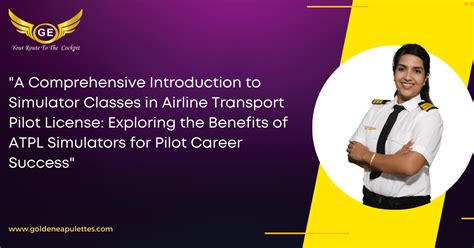 A Comprehensive Introduction To Simulator Classes In Airline Transport