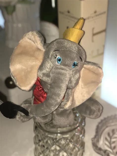 Esclusivo Peluche Walt Disney World Dumbo Elefante Magico Piume Circo Peluche Eur