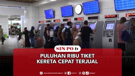 Puluhan Ribu Tiket Kereta Cepat Terjual