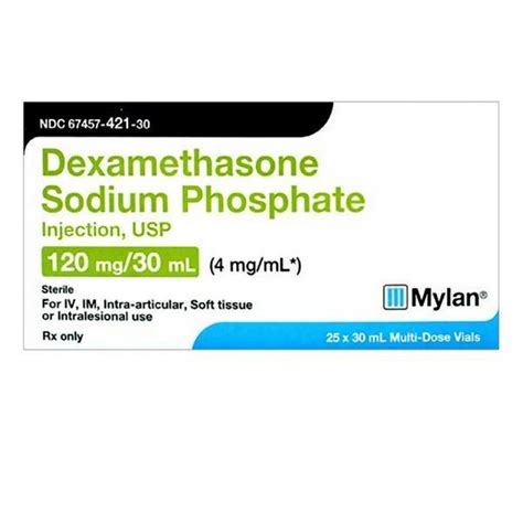 Dexamethasone Sodium Phosphate Injection 4mgml 30ml Mdv Ace Southern