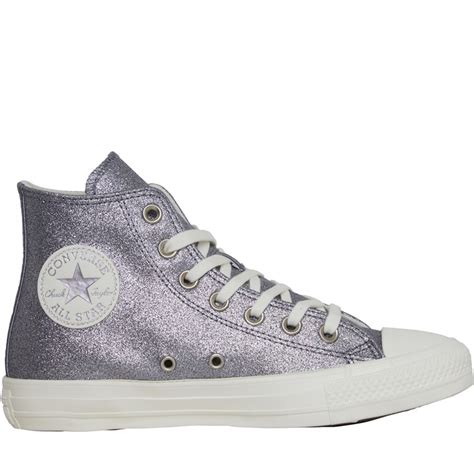 Buy Converse Womens Chuck Taylor All Star Glitter Hi Top Trainers