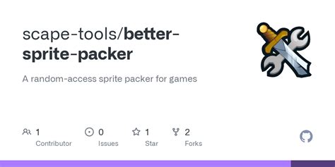 Github Scape Toolsbetter Sprite Packer A Random Access Sprite