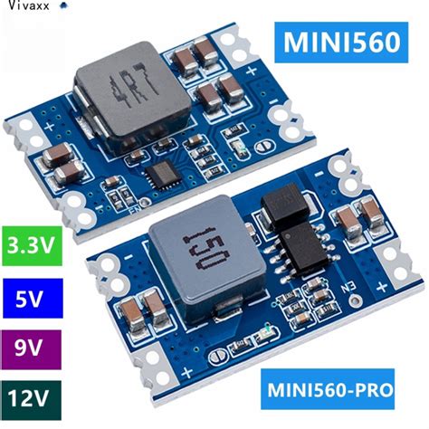 Mini560 Pro 5a เอาต์พุตประสิทธิภาพสูง33v 5v 9v 12v Step Down Dc