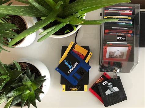 Diskplayer Using Floppy Disks To Play Albums On Spotify