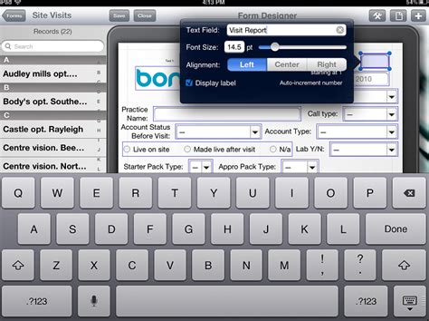 Changing The Font Size When Designing A Form FormConnections