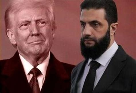 نحوه دست دادن جولانی به فرستاده ترامپ عکس