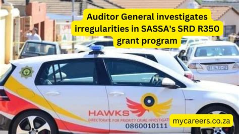 Auditor General Investigates Irregularities In Sassas Srd R350 Grant