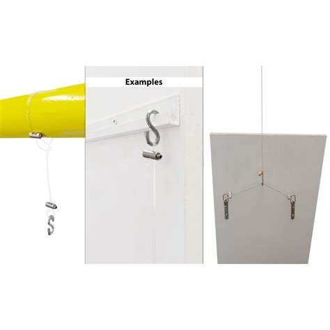 Black Steel Cable Loop At Both Ends