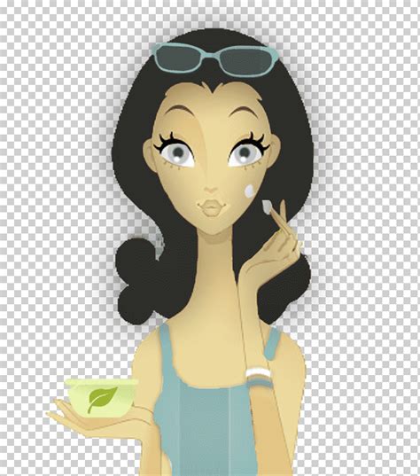 Mujer Vistiendo Azul Top Ilustración Png Klipartz