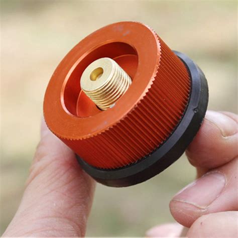 Camping Stove Adapter Camp Propane Tank Connector Auto Off Gas