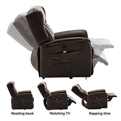 Bonzy Home Power Lift Recliner Chair Electric Leather Recliner With
