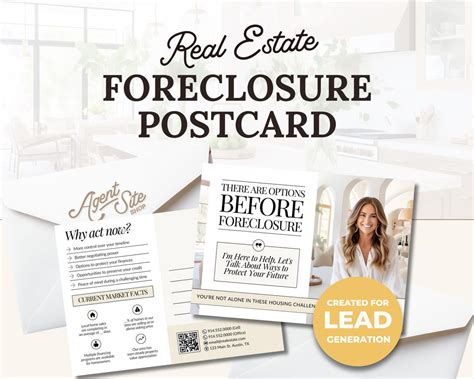 Foreclosure Real Estate Flyer Real Estate Marketing Canva Template