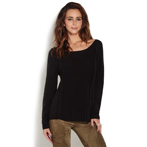 Slouchy Off Shoulder Sweater Shoedazzle