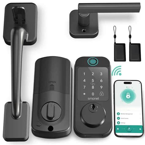 Smonet Keyless Smart Deadbolt Fingerprint And App Control Lock