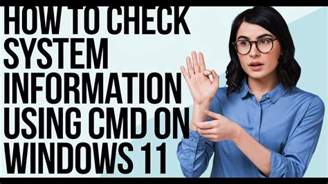 How To Check System Information Using Cmd On Windows 11 Youtube